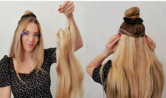 How to: Apply GOO GOO Wire Hair Extensions – GOO GOO Hair