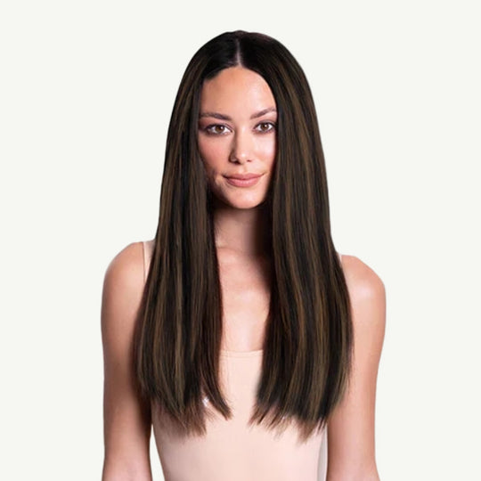 GOO GOO® Hair Extensions Human Hair, Clip in & Tape in Hair Extensions ...