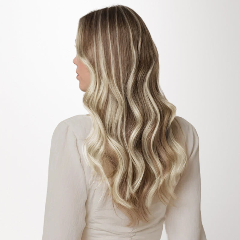 Golden Blonde Highlights (8B/60B) Tape-Ins 50g | 100% Remy Human Hair ...