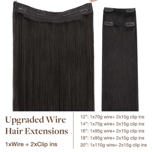 Pro Wire Hair Extensions | Get Thicker Sides – GOO GOO Hair